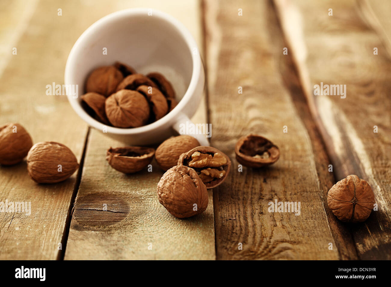 Closeup image of walnuts Stock Photo - Alamy
