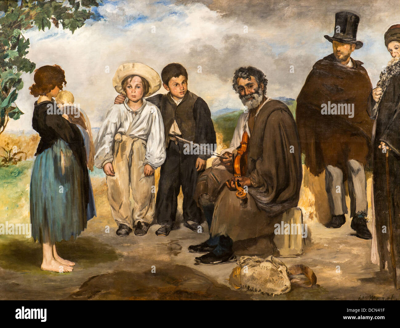 Painting edouard manet the old musician hi-res stock photography and ...