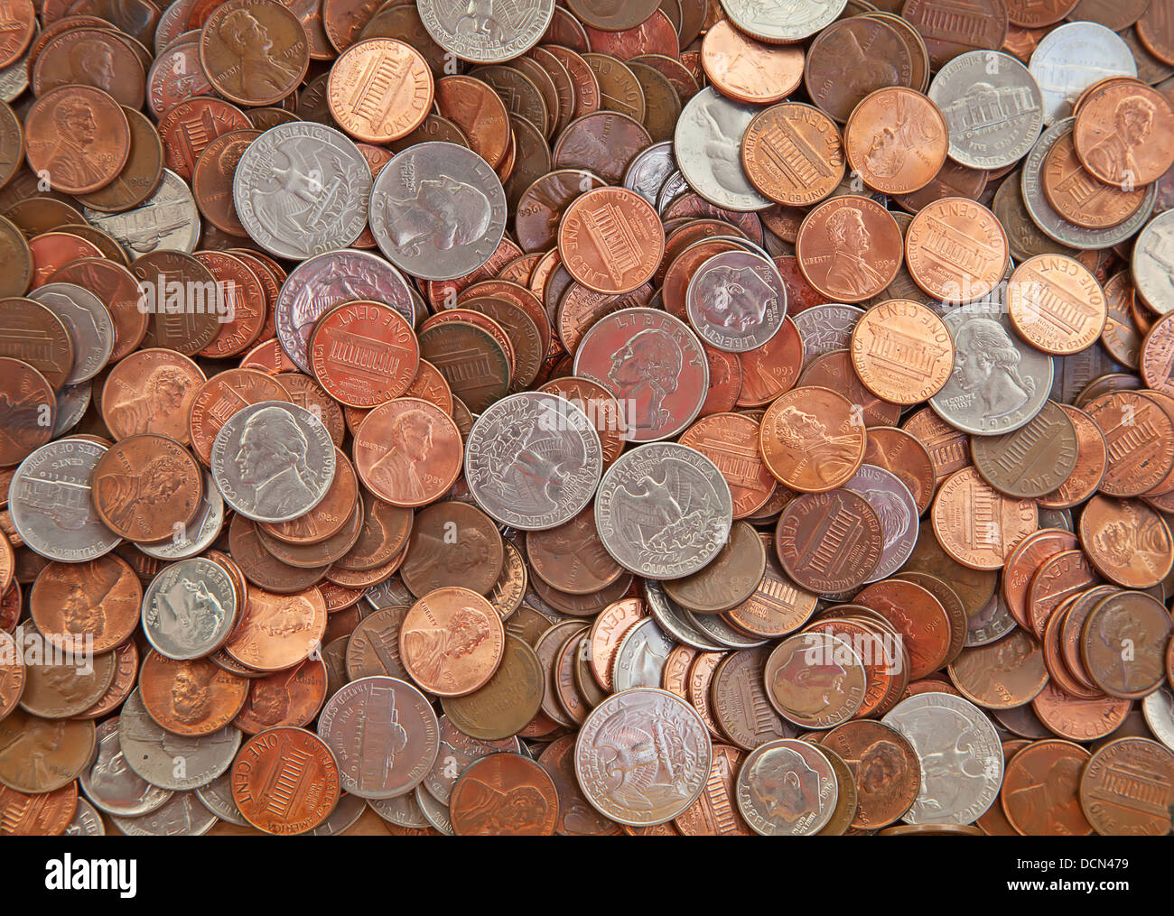Us coins assortment hi-res stock photography and images - Alamy