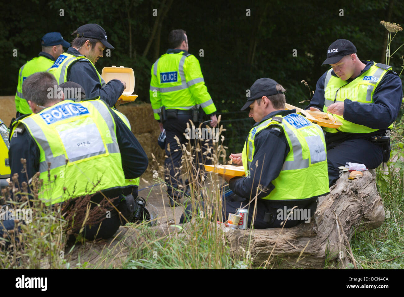 Police lunch hi-res stock photography and images - Alamy