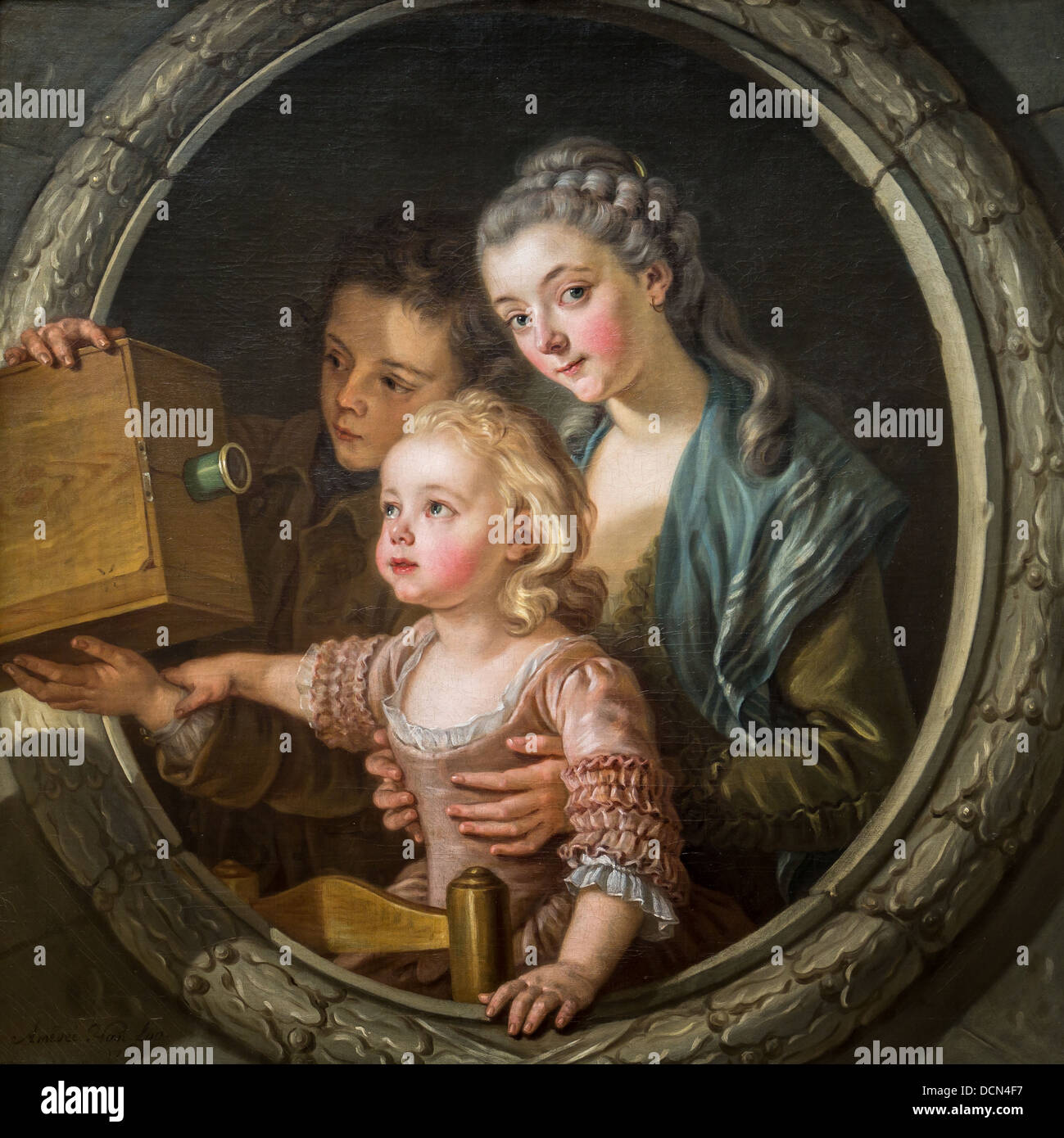 18th century - The Camera Obscura, 1764 - Charles-Amédée-Philippe Van ...