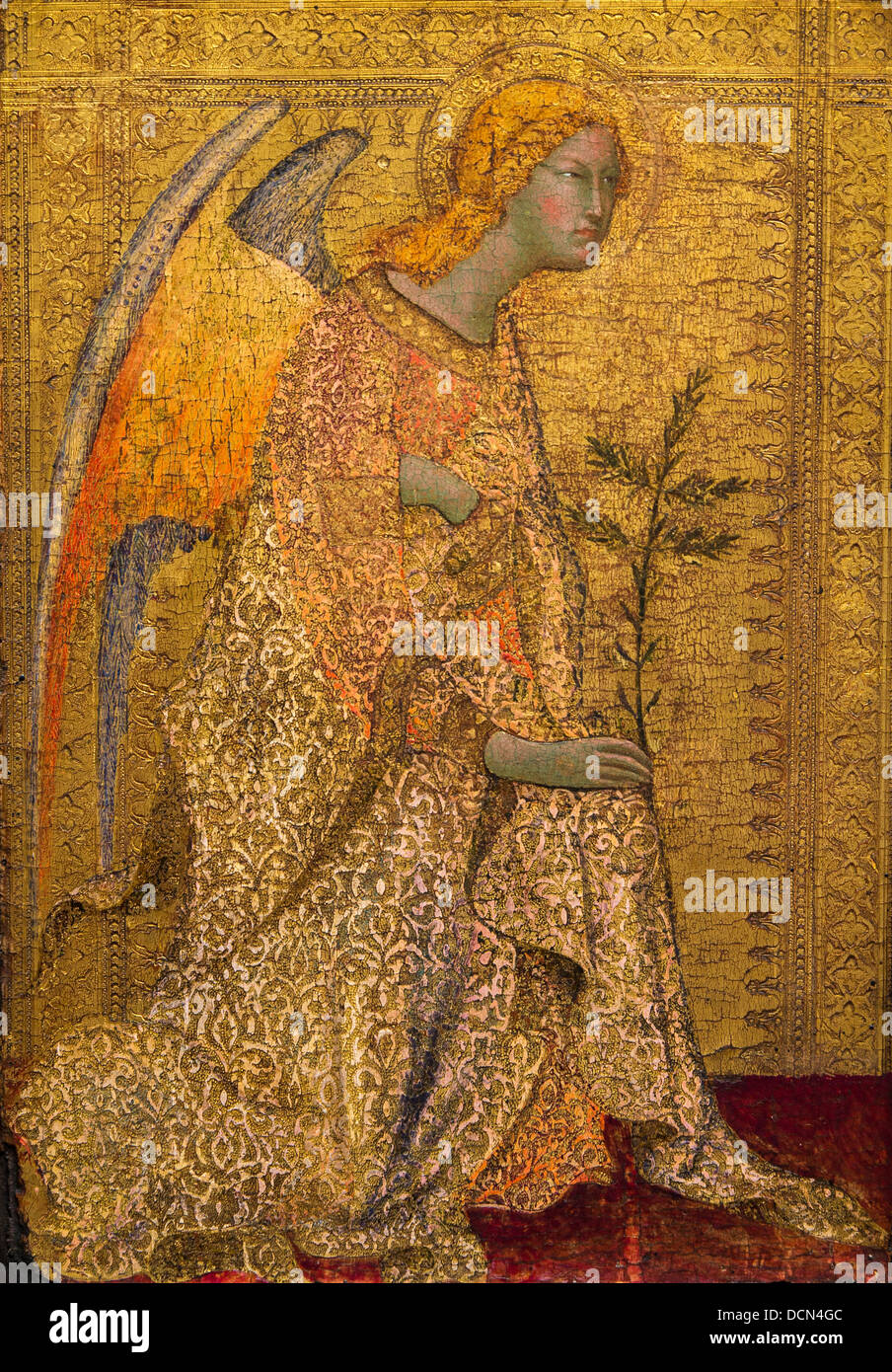 14th century - The Angel of the Annunciation, 1333 - Simone Martini ...