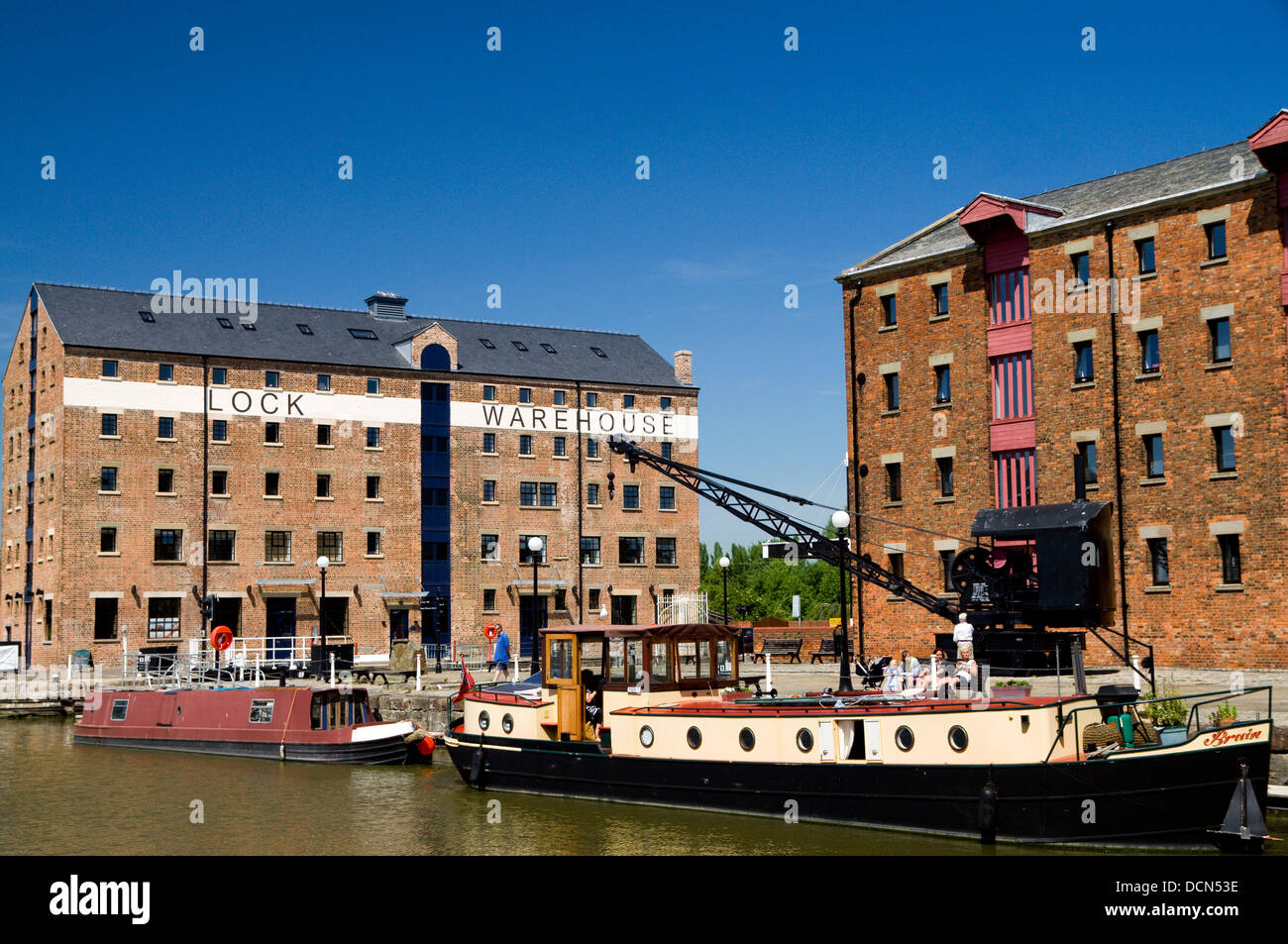 Gloucester Historic Dock, Gloucestershire, England Stock Photo - Alamy