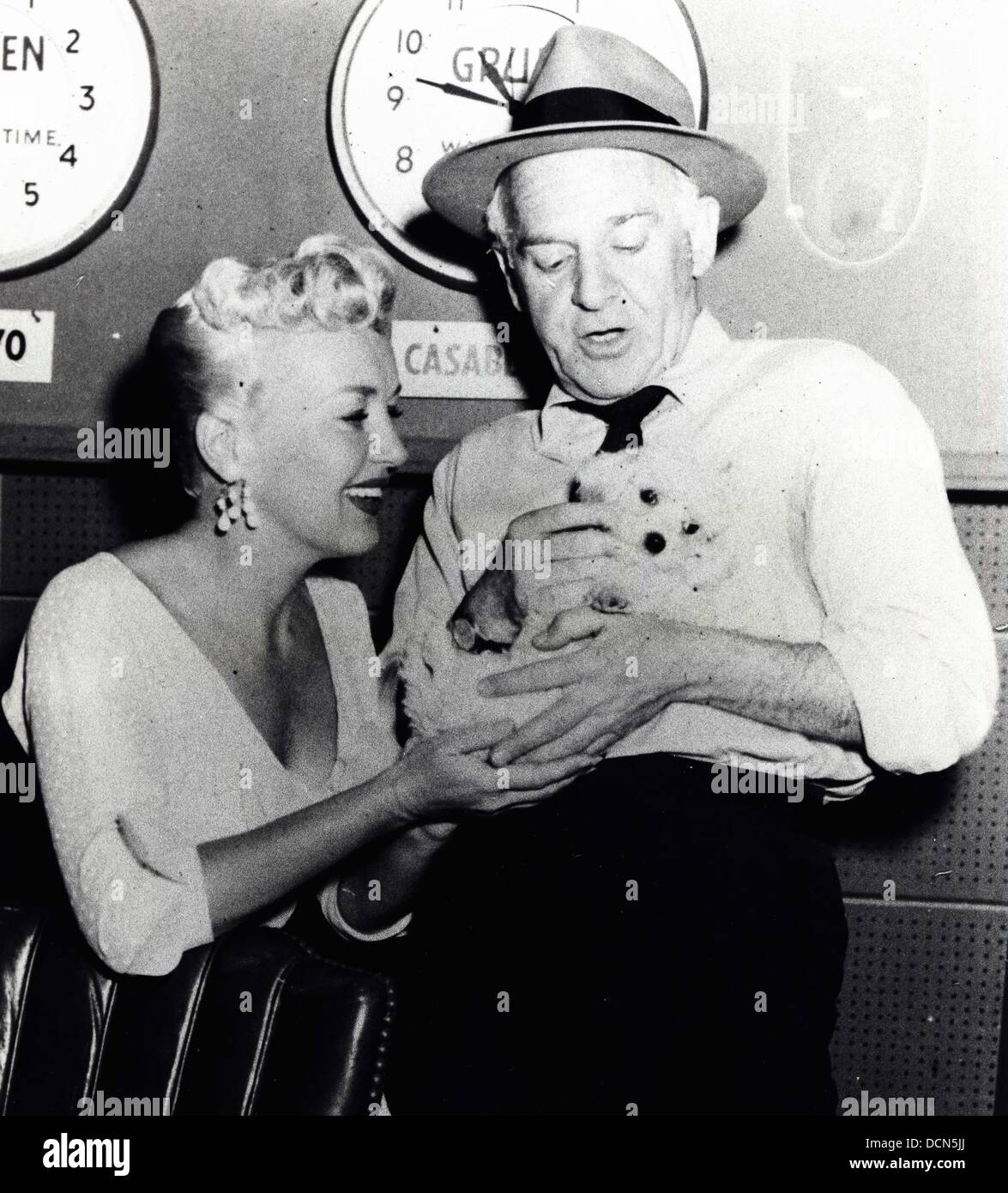 BETTY GRABLE with Wager Winchell.Supplied by Photos, inc.(Credit Image ...