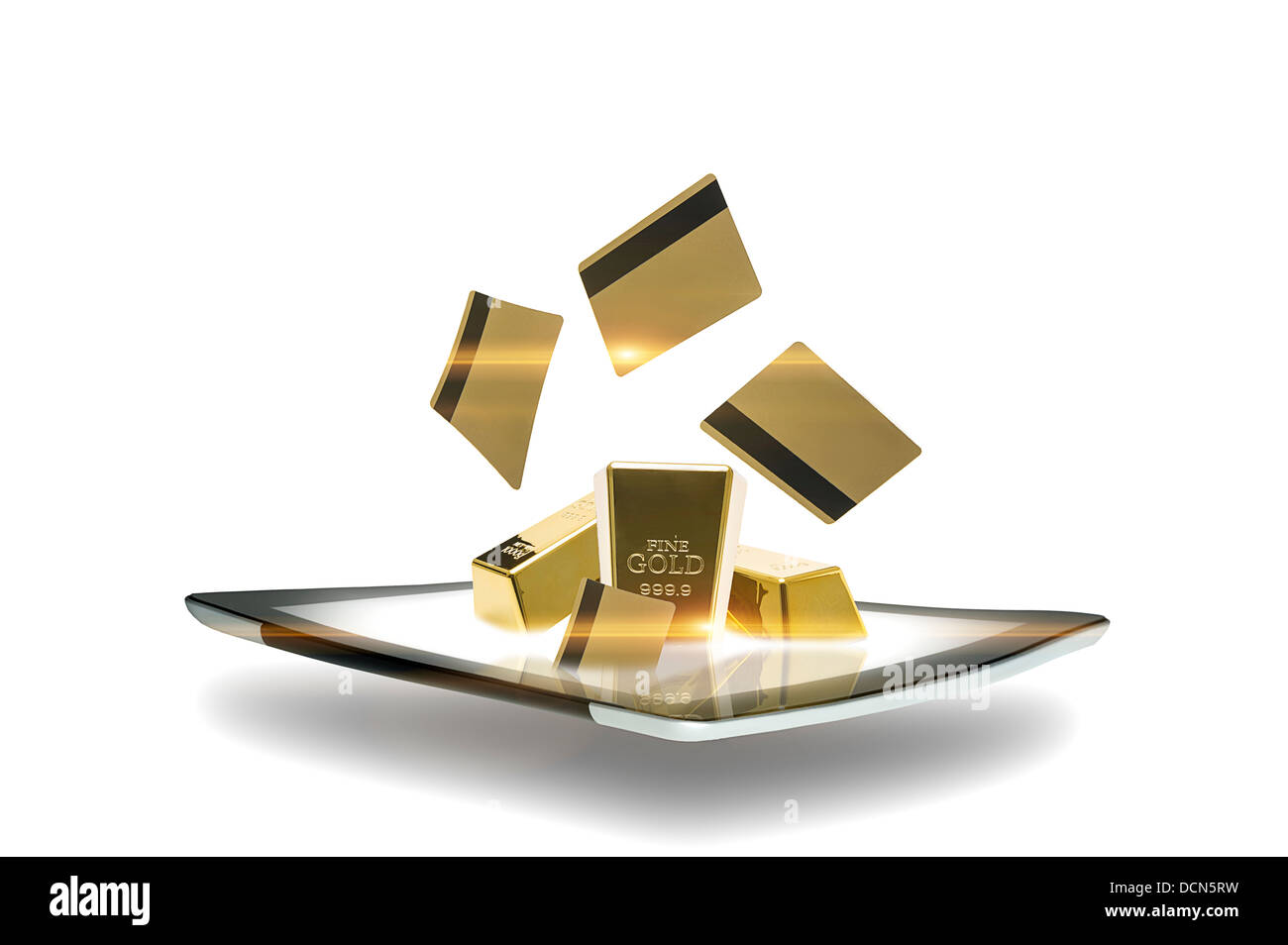 Gold bullion bars hi-res stock photography and images - Alamy