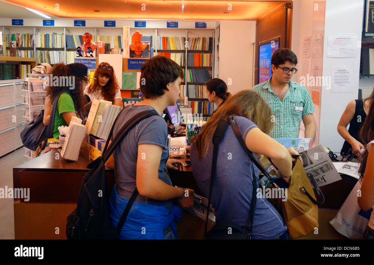 interior of Juilliard store at Lincoln Center Stock Photo - Alamy