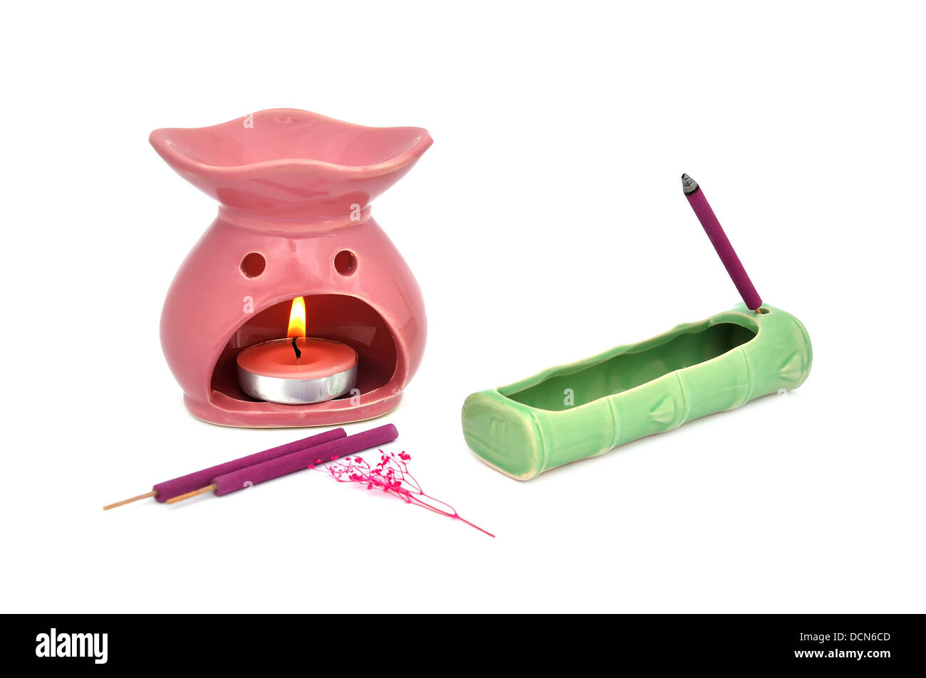 set for aroma therapy Stock Photo - Alamy