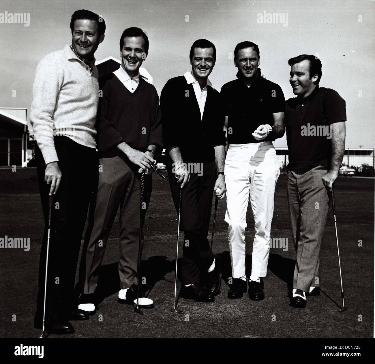 ROBERT GOULET with Martin , Boone , Rowen and Lin Crosby.Supplied by ...