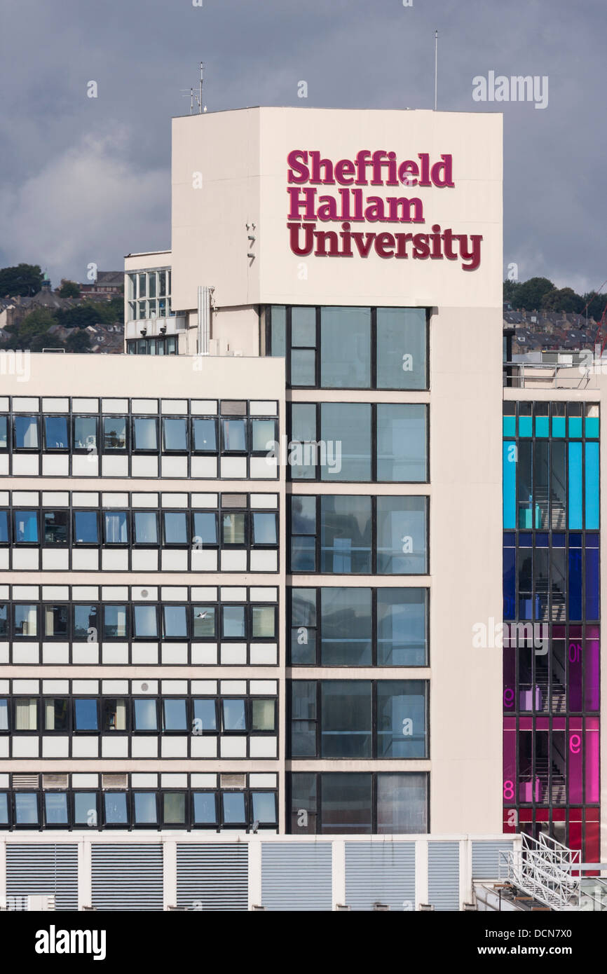Sheffield Hallam University Stock Photo - Alamy