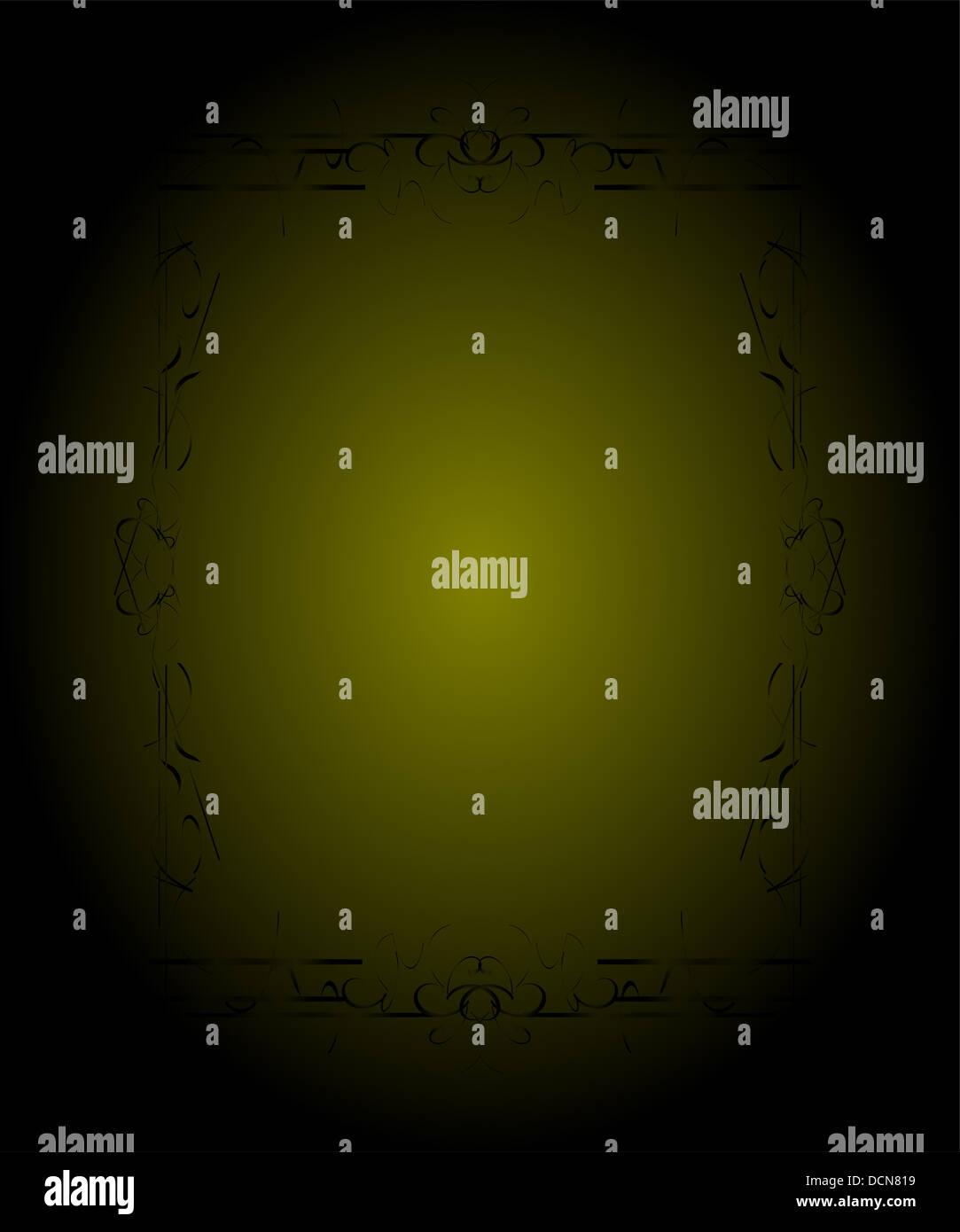 Ethnic gold frame on abstract ornament Stock Photo - Alamy