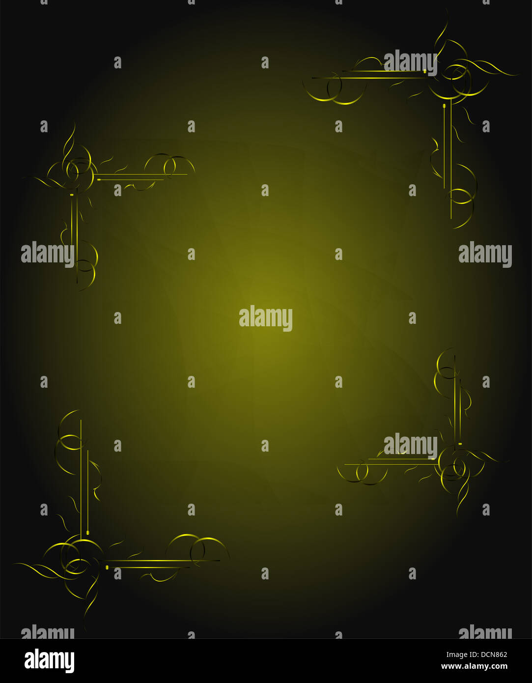 Ethnic gold frame on abstract ornament Stock Photo - Alamy