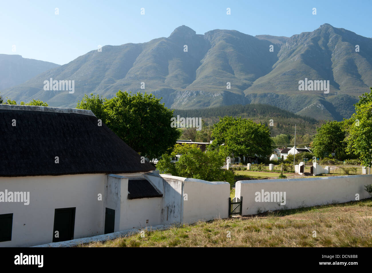 The Drosty, Drosty Museum, below the Langeberg Mountains, Swellendam ...