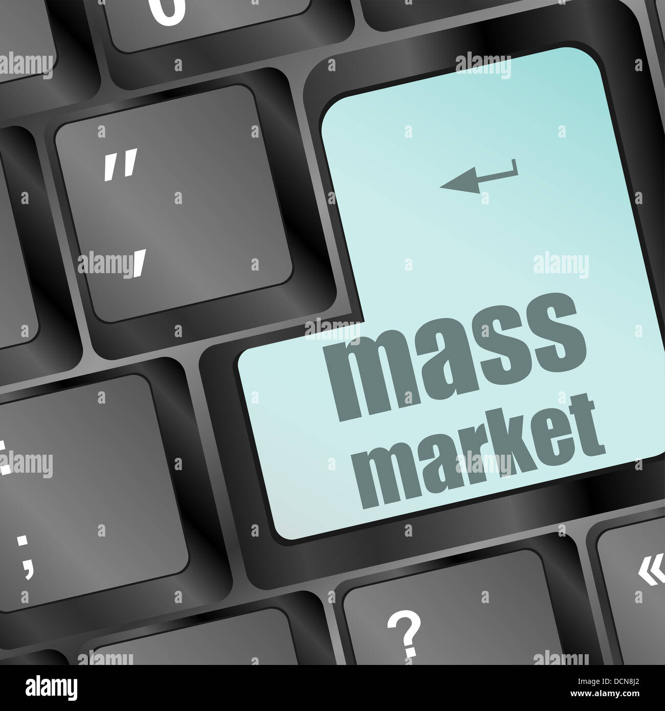 Computer keyboard word mass hi-res stock photography and images - Alamy