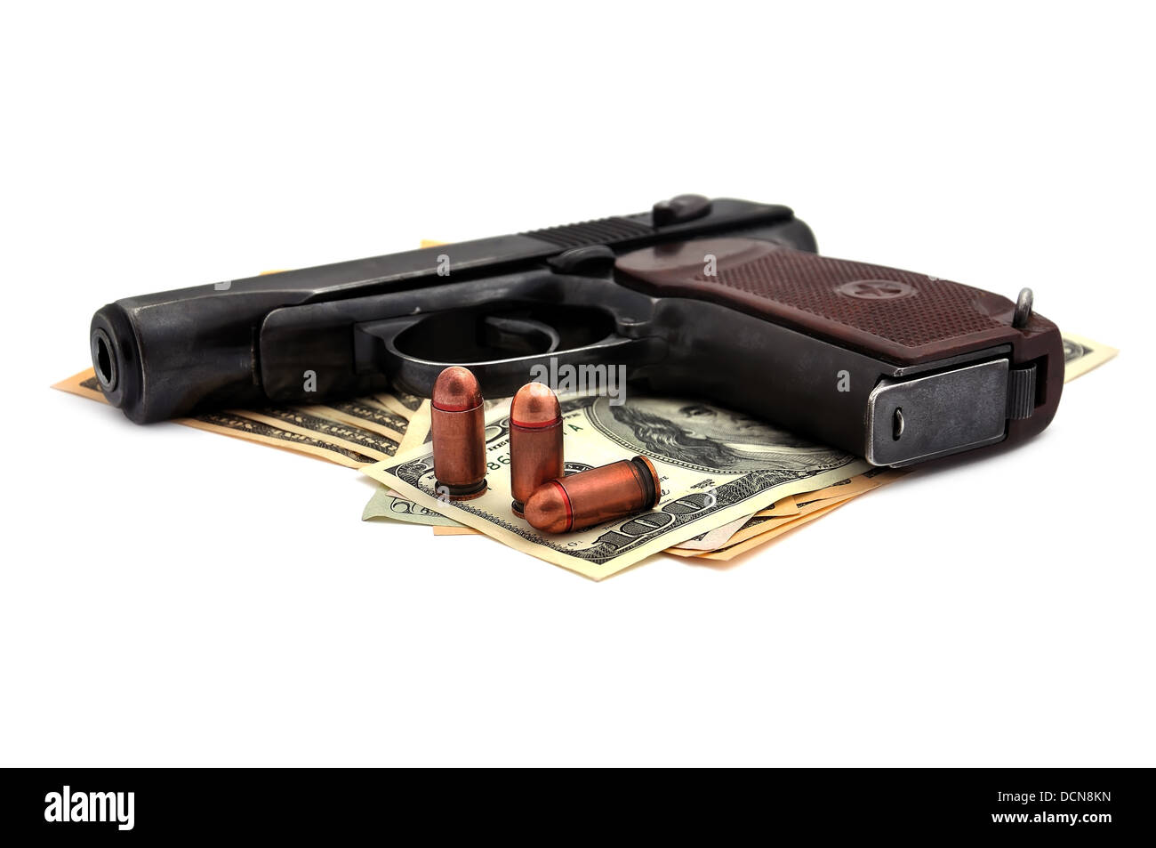 Bullets for pistol Cut Out Stock Images & Pictures - Alamy