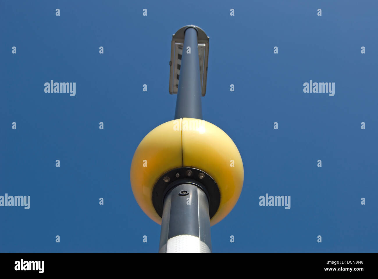 british belish beacon attached to lamppost Stock Photo - Alamy