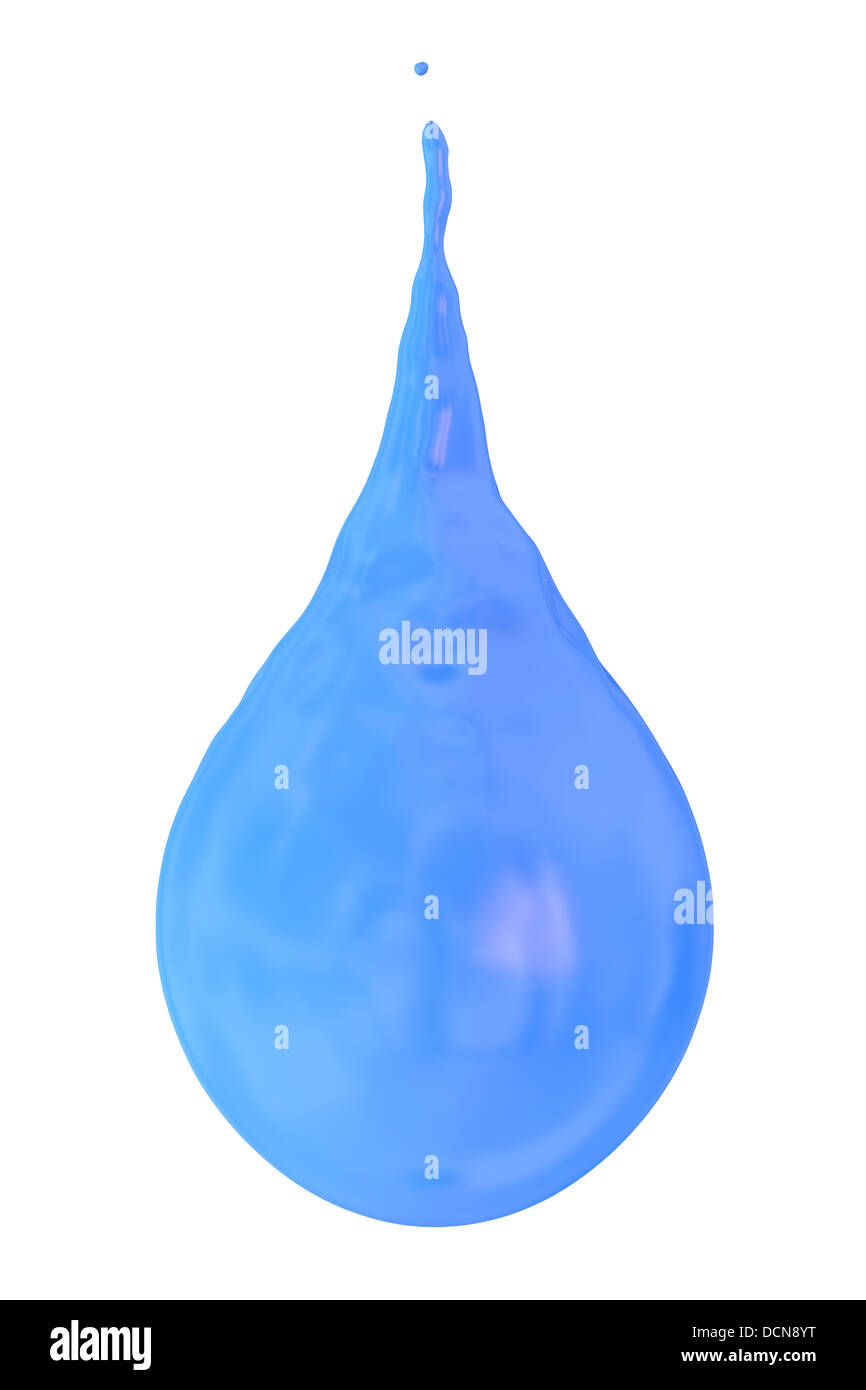 blue paint drop Stock Photo - Alamy