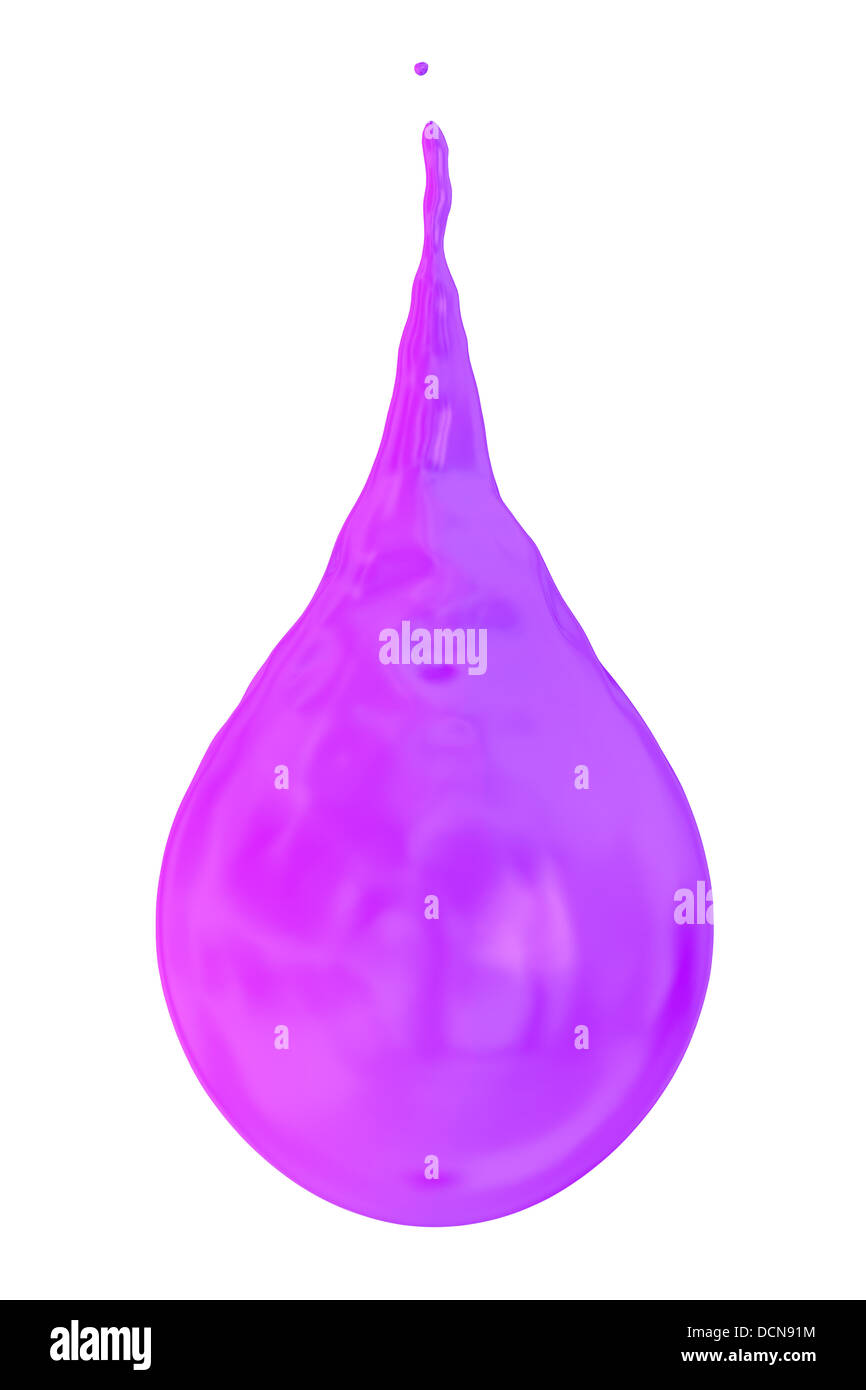 pink paint drop Stock Photo - Alamy