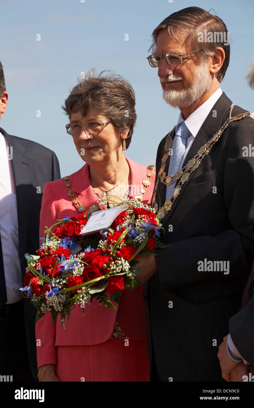 Bournemouth, UK 20 August 2013. Mayor of Bournemouth Cllr Dr Rodney ...