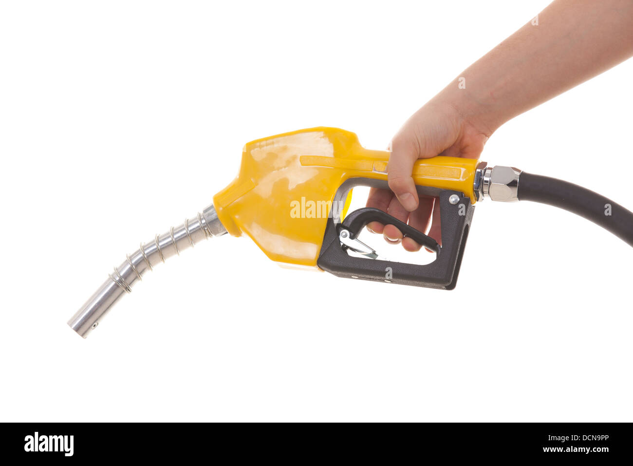 gas pump isolated on white Stock Photo - Alamy