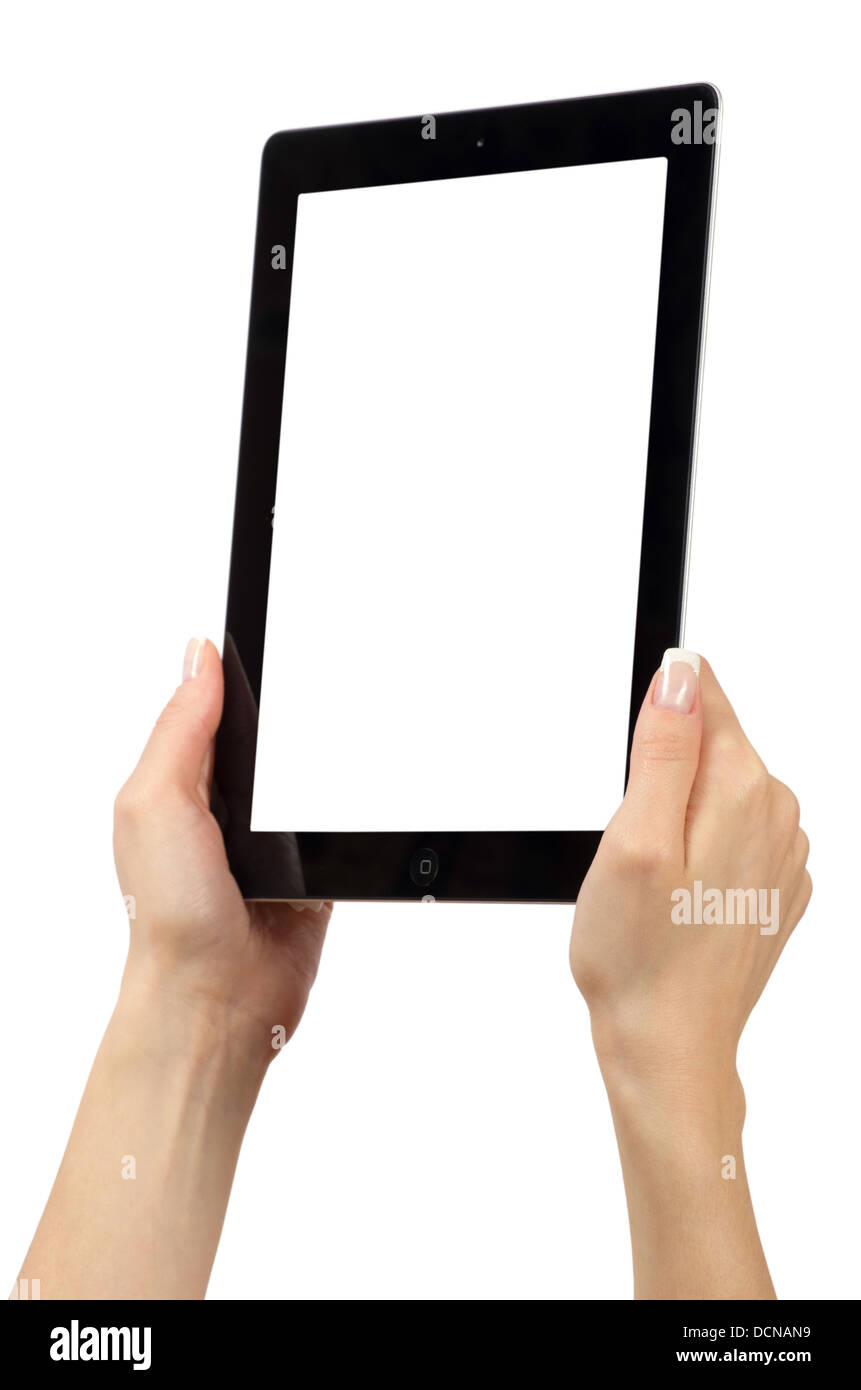 Digital tablet cutout hi-res stock photography and images - Alamy