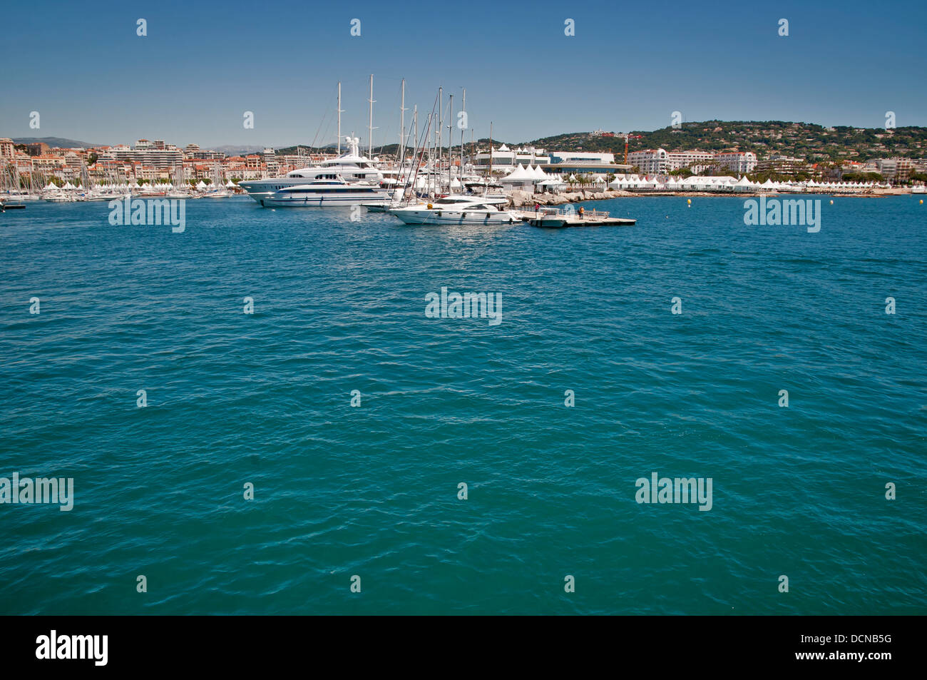 Cannes sea landscape, French Riviera, France Stock Photo - Alamy