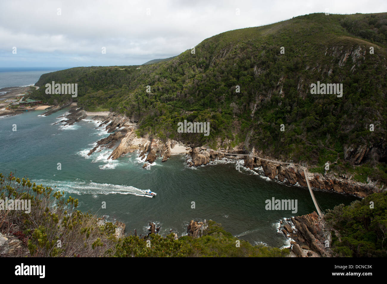 Boat trip, Storms River Suspension Bridge, Tsitsikamma, Garden Route ...