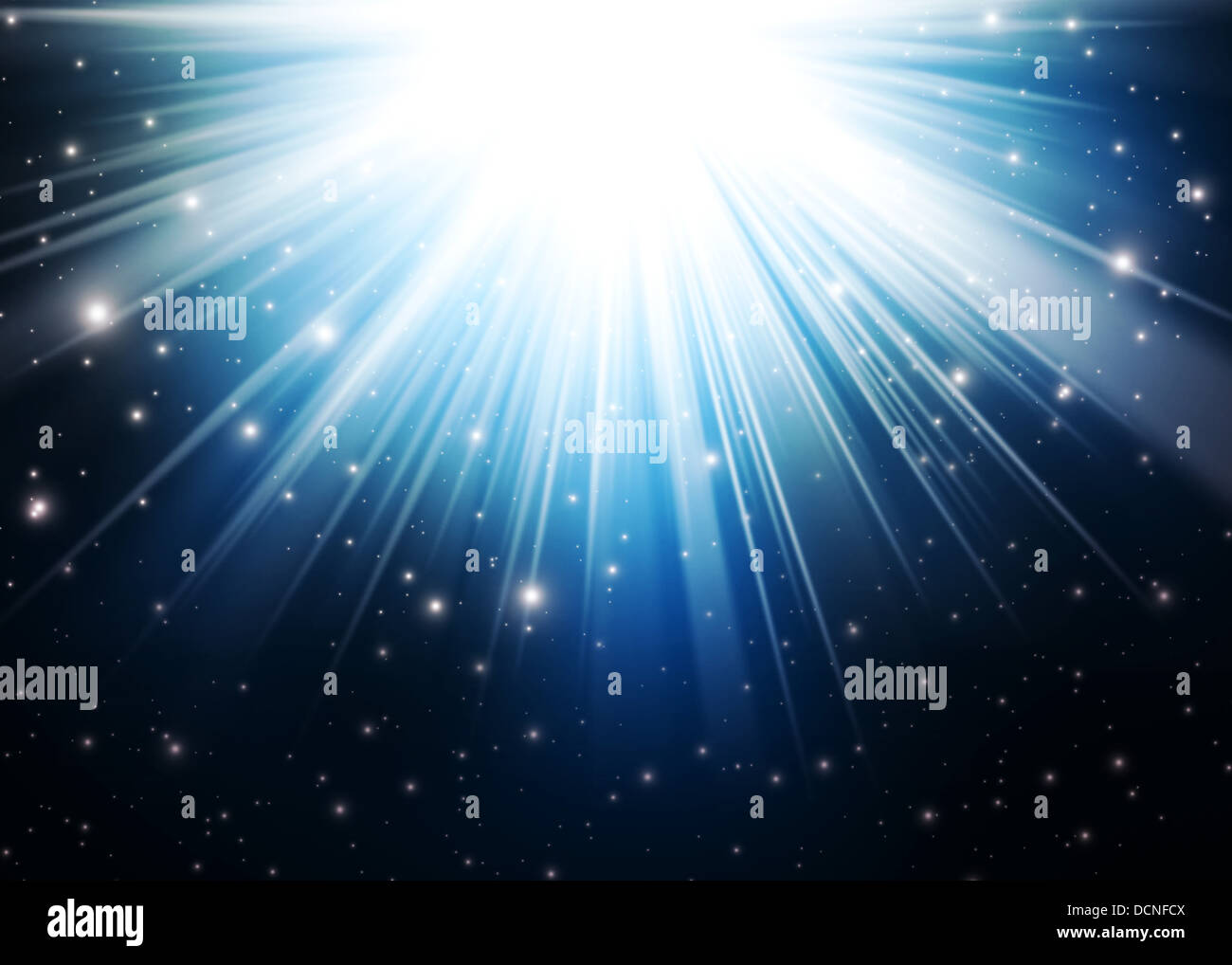 Abstract magic light and stars background Stock Photo - Alamy