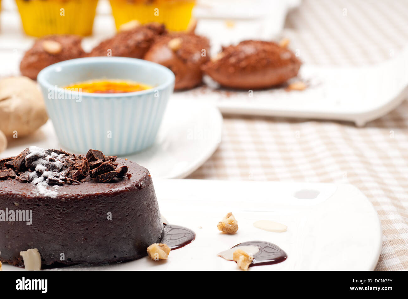group of various dessert cake Stock Photo - Alamy