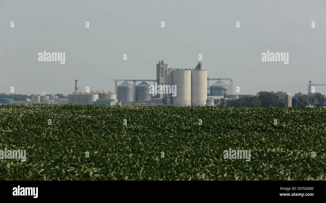 August 19, 2013 - Hartley, Iowa, U.S. - Valero Renewables plant in ...