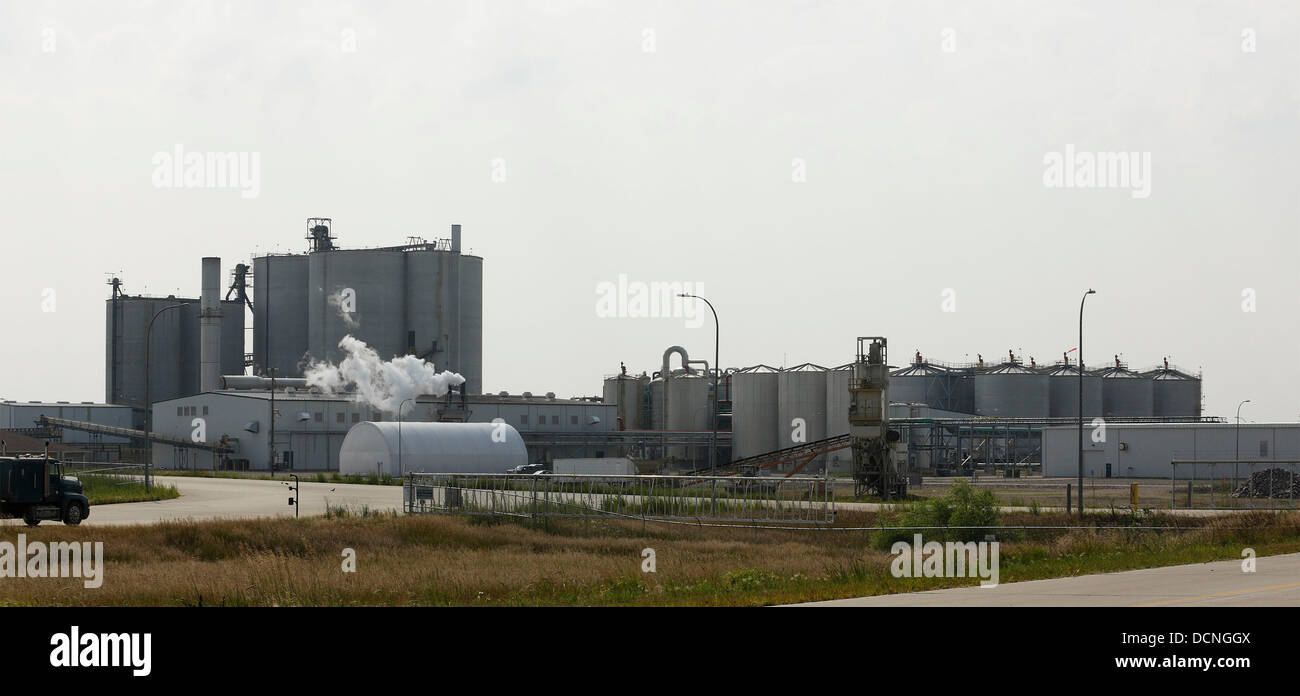 August 19, 2013 - Hartley, Iowa, U.S. - Valero Renewables plant in ...