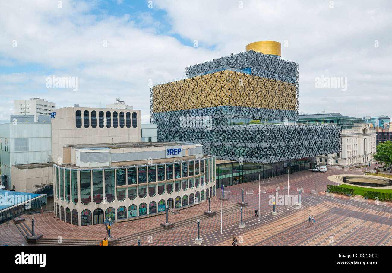 The new Library of Birmingham, in Centenary Square, Birmingham, England ...