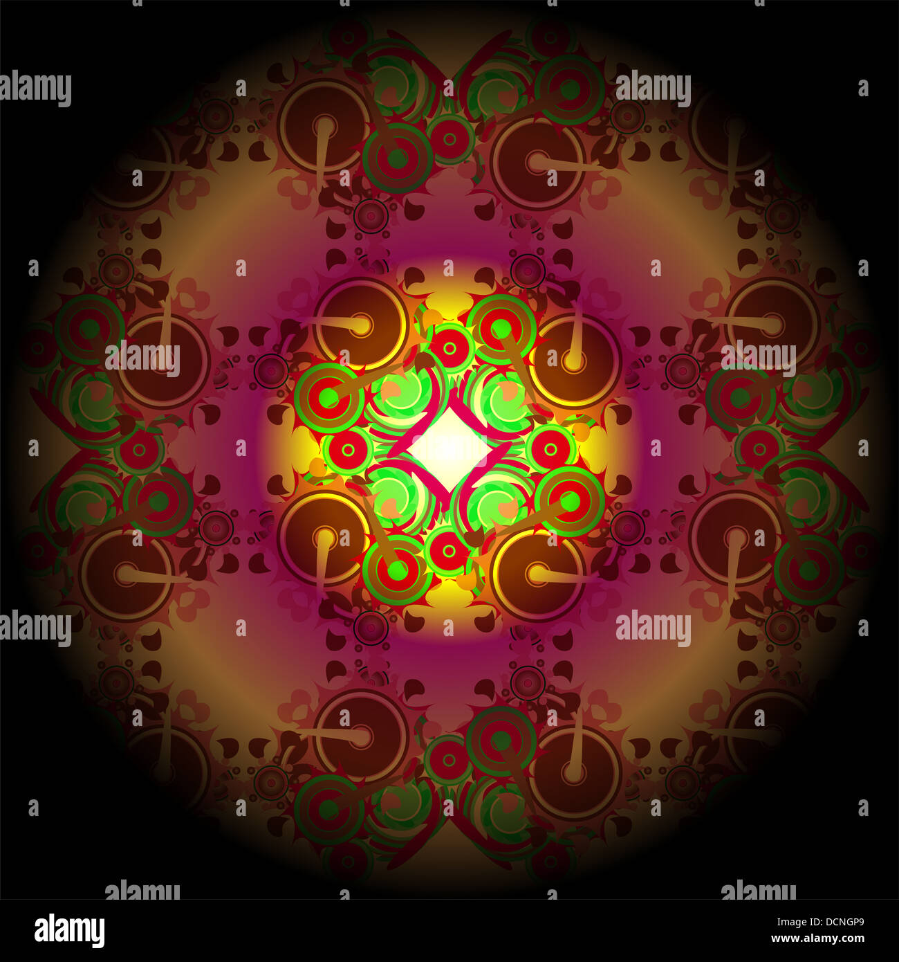 Vibrant burst colors forms hi-res stock photography and images - Alamy