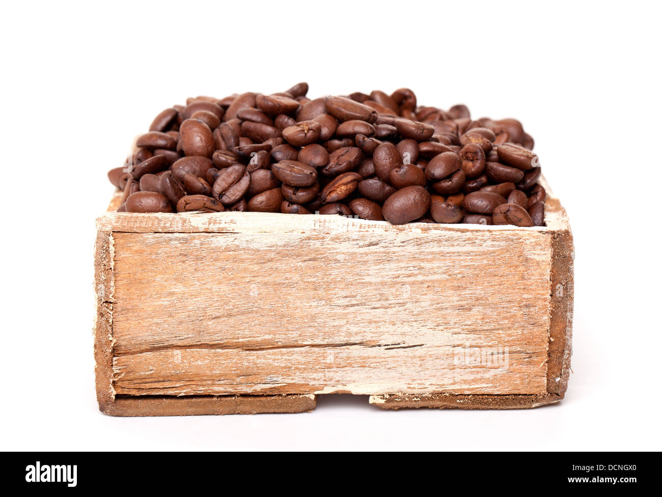 coffee beans, isolated on white background Stock Photo - Alamy