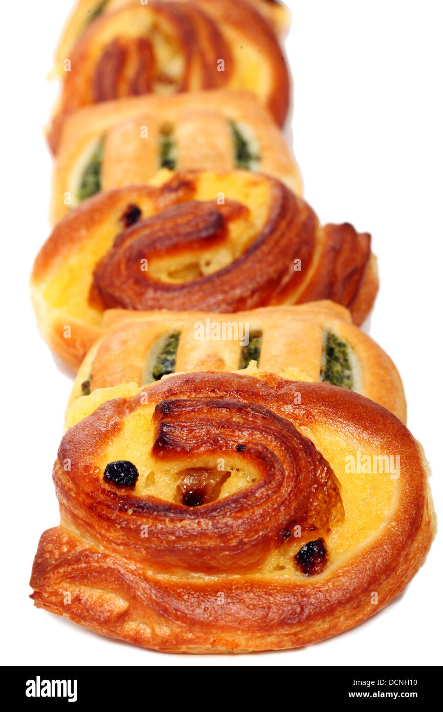 Homemade fresh buns isolated Stock Photo - Alamy