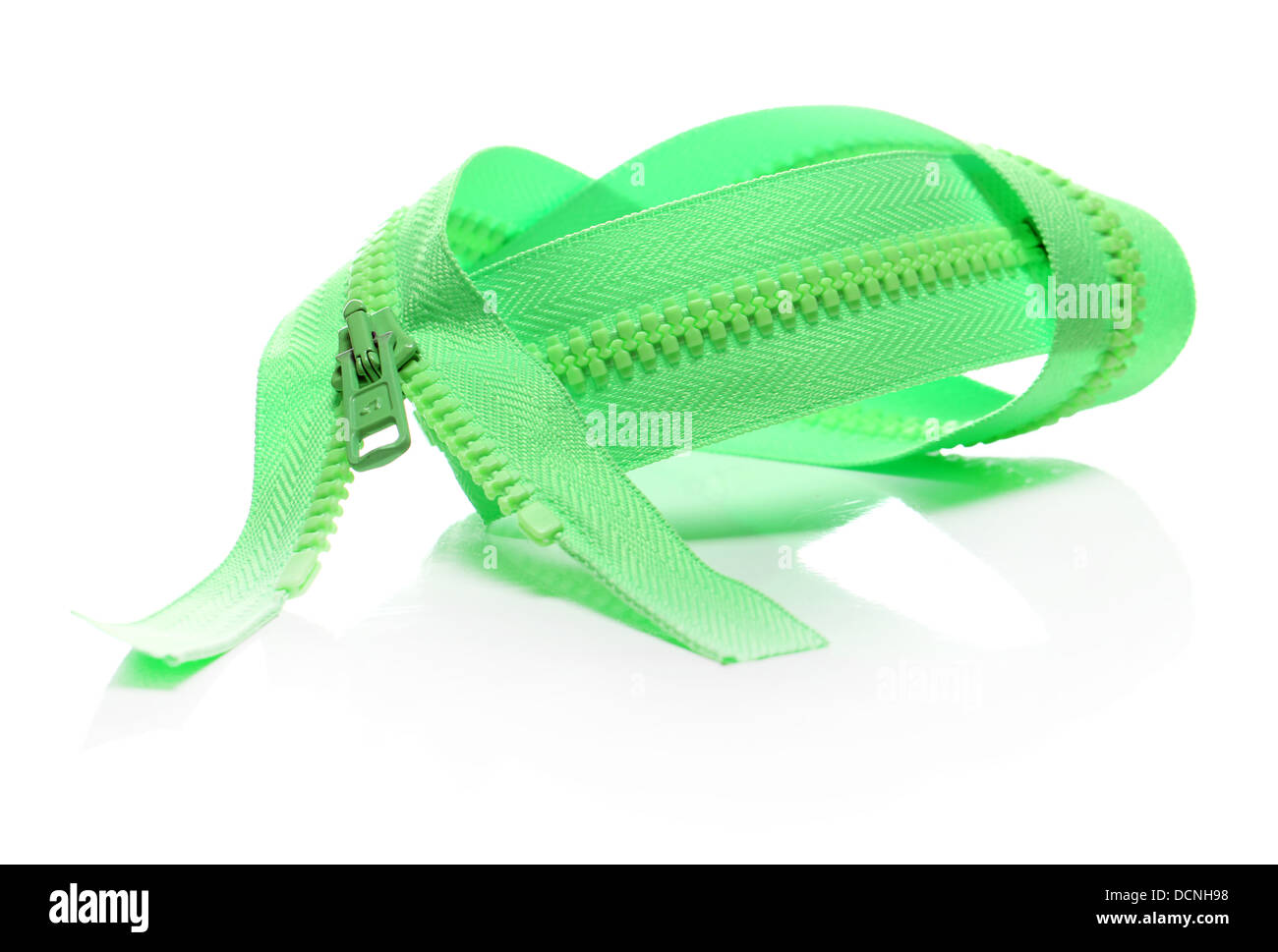 A close up shot of a green zipper Stock Photo - Alamy
