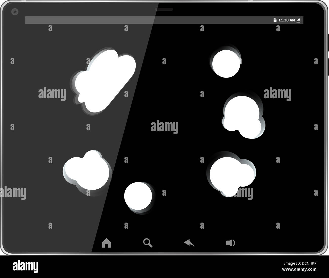 Social media bubble Black and White Stock Photos & Images - Alamy