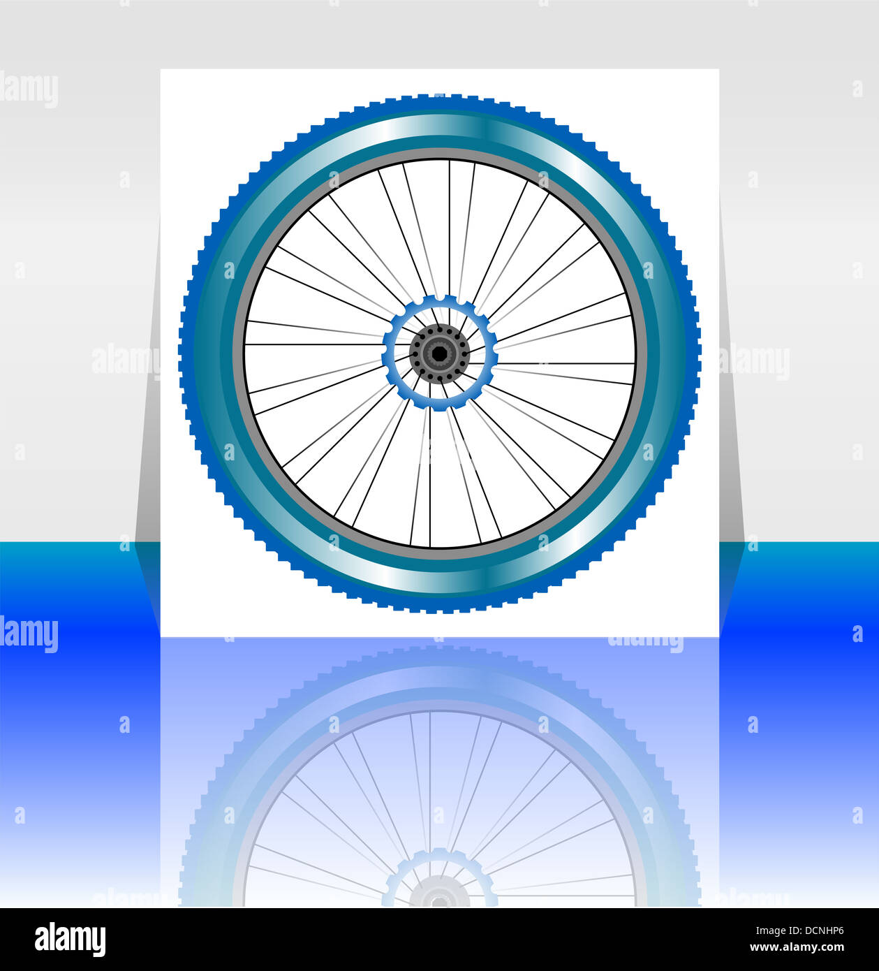 Bicycle Wheel Symbol Stock Photo - Alamy