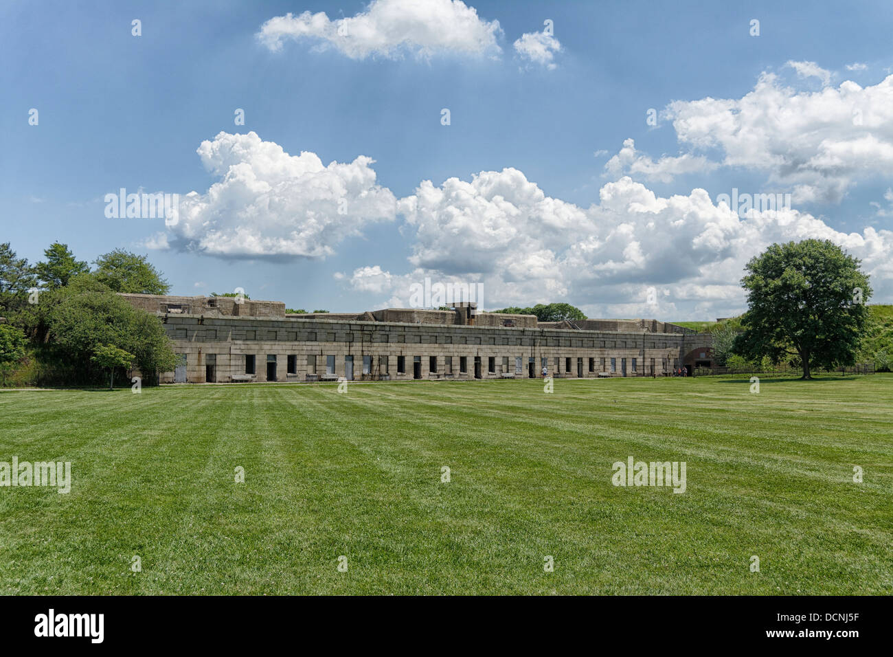 View of west side of Fort Warren Stock Photo - Alamy