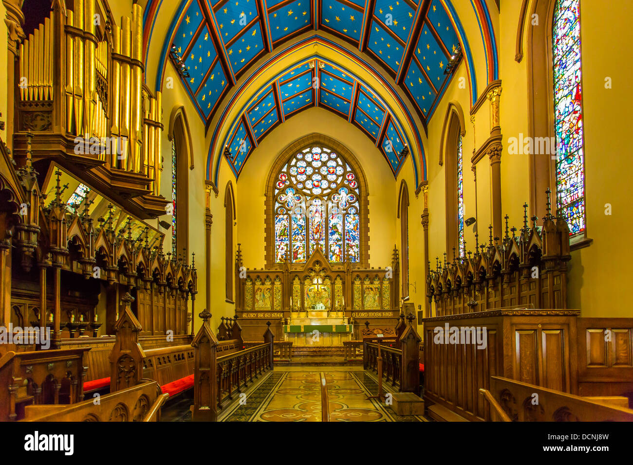 Interior of St. Paul's Episcopal Cathedral in Buffalo New York United ...