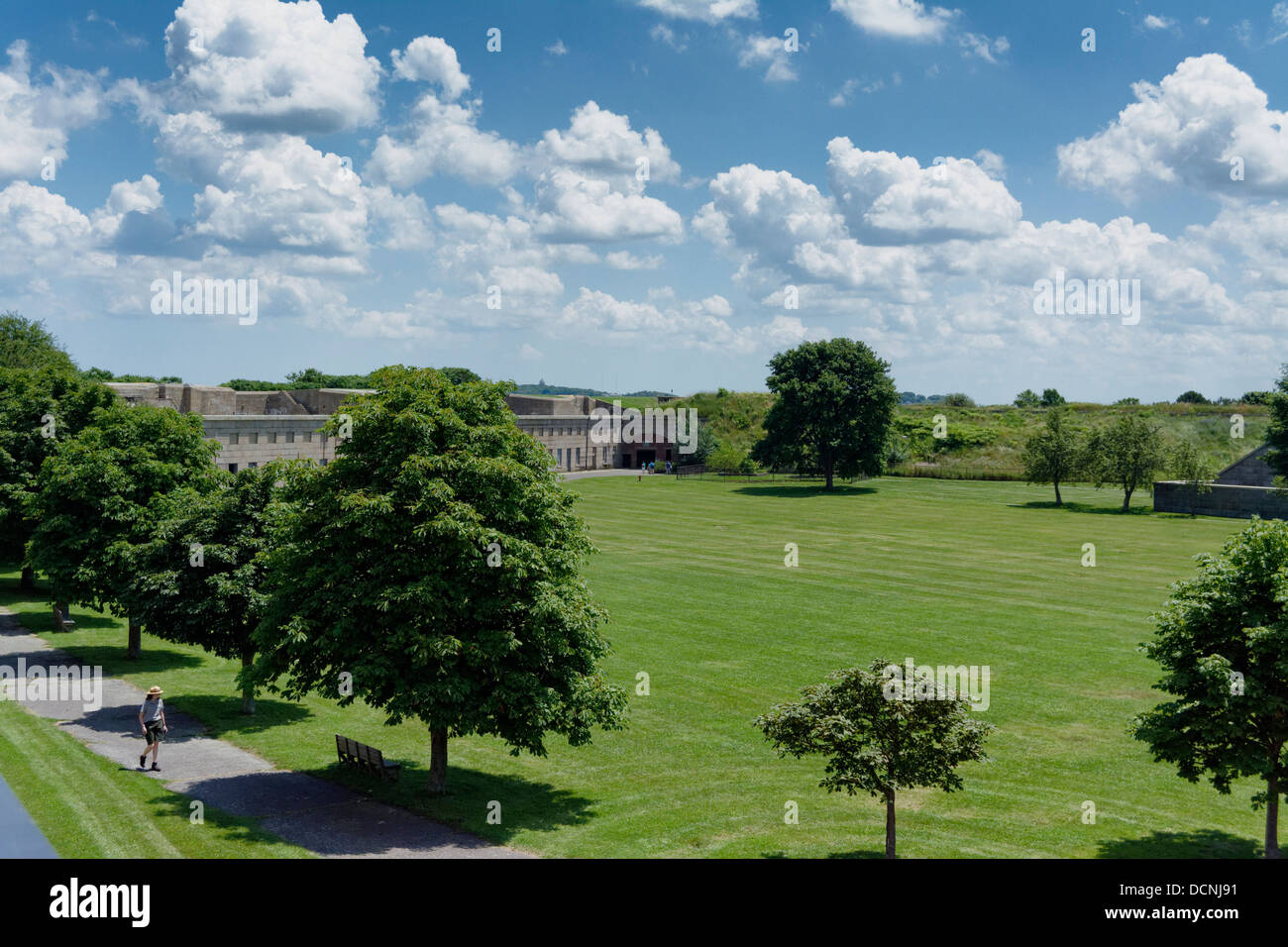 View of Fort Warren Stock Photo - Alamy