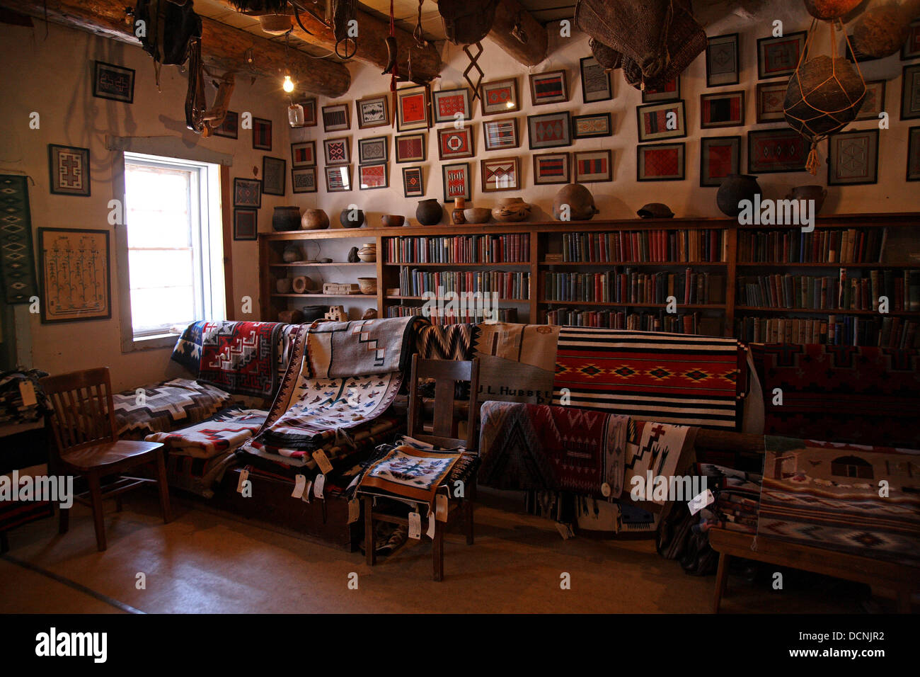 Trading post, Textile Stock Photo - Alamy