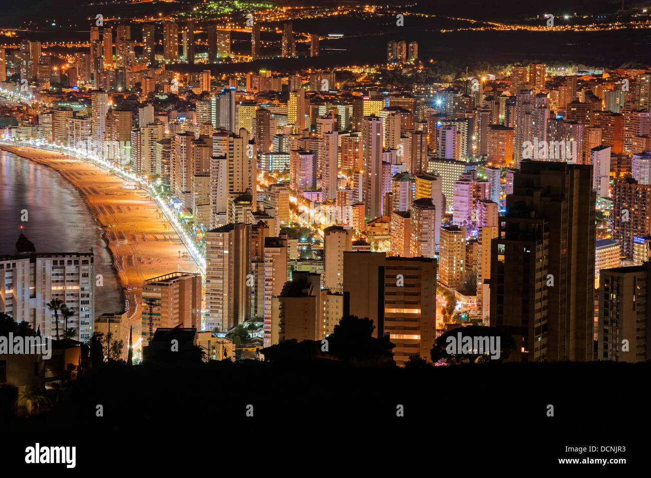 Benidorm Night Stock Photos & Benidorm Night Stock Images - Alamy