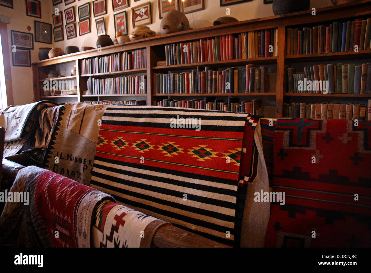 Trading post, Textile Stock Photo - Alamy