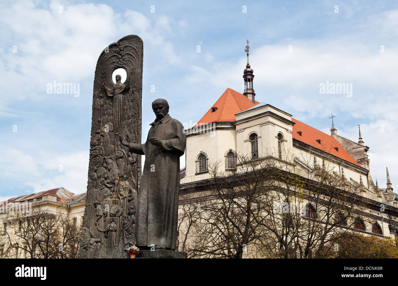 monument of poet Taras Shevchenko Stock Photo - Alamy