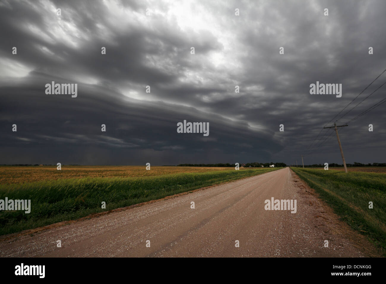 Outflow boundary thunderstorm Stock Photo - Alamy