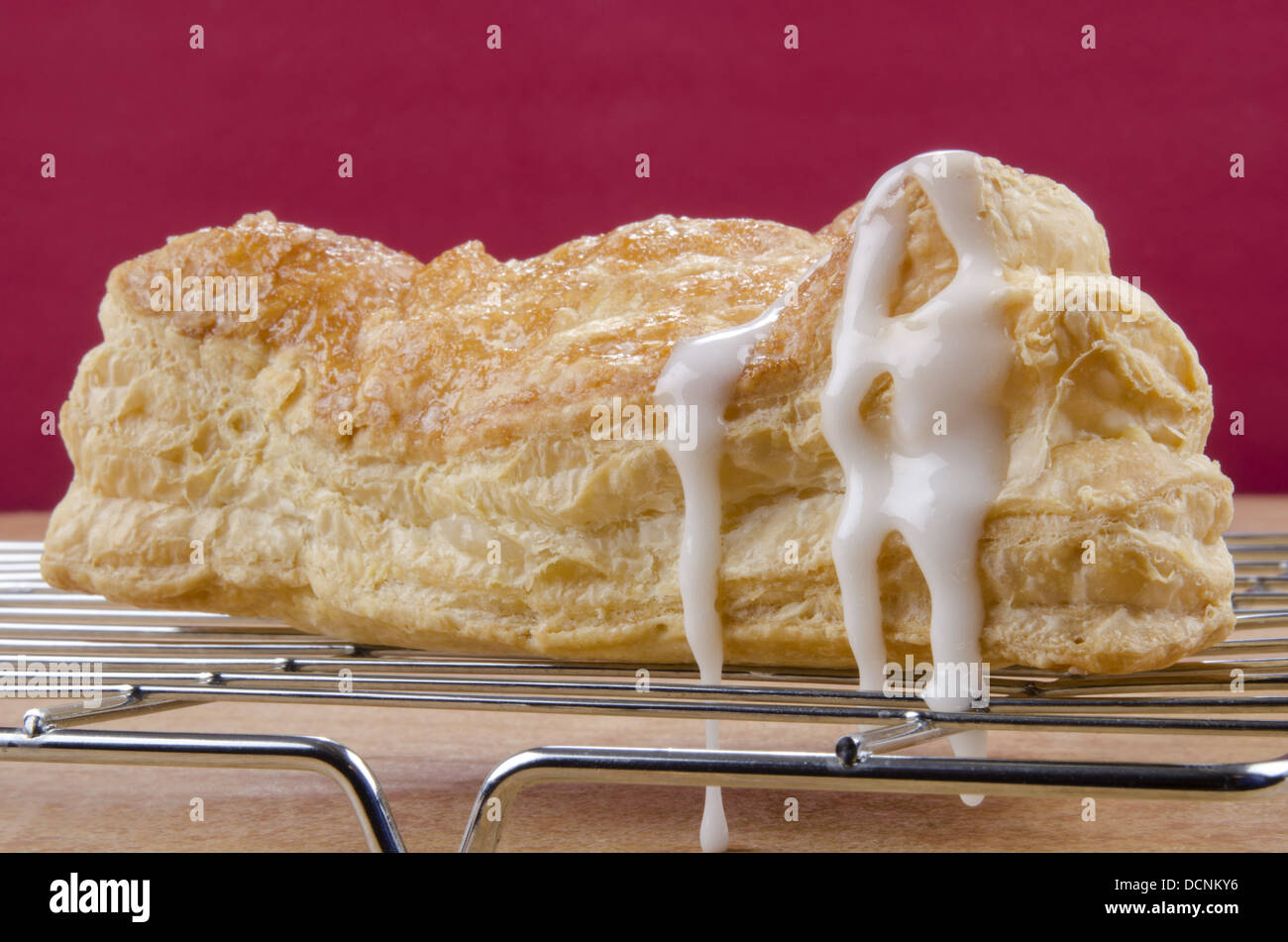 puff pastry with icing Stock Photo - Alamy