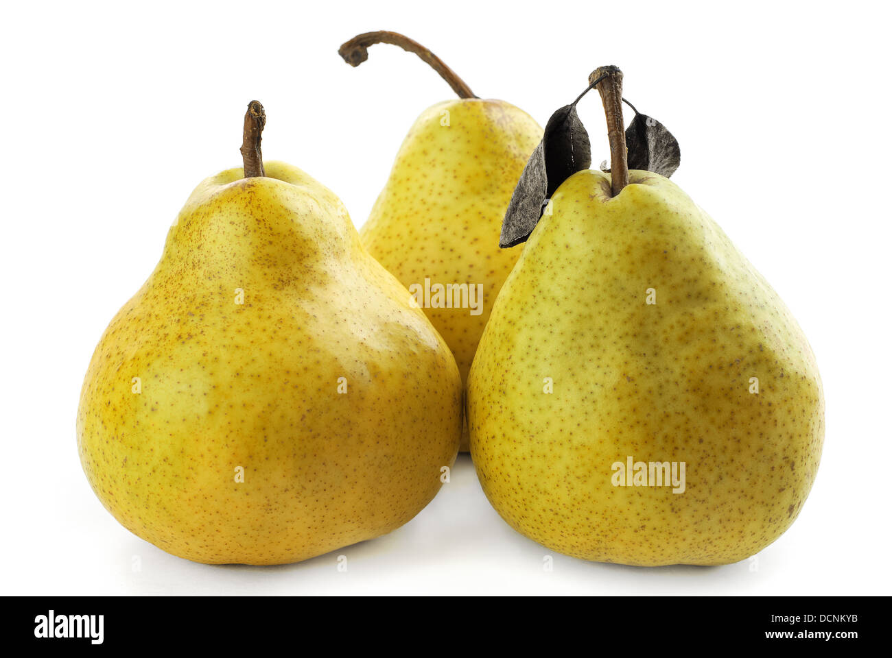 Three organic yellow pears hi-res stock photography and images - Alamy