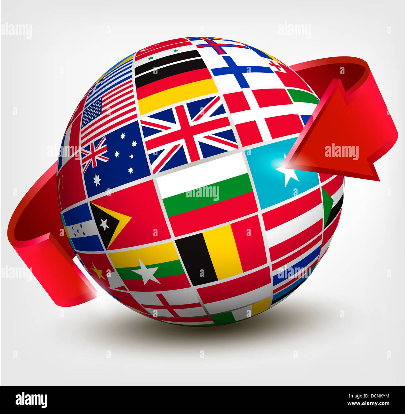 Country flags sphere hi-res stock photography and images - Alamy