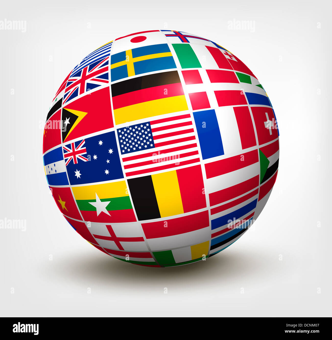 Country flags sphere hi-res stock photography and images - Alamy