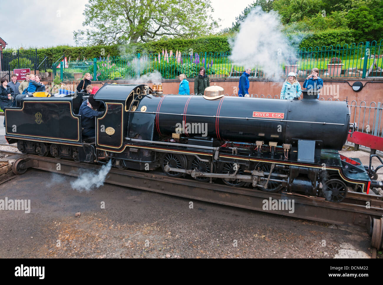 England, Cumbria, Ravenglass & Eskdale Railway, 15in. minimum gauge ...